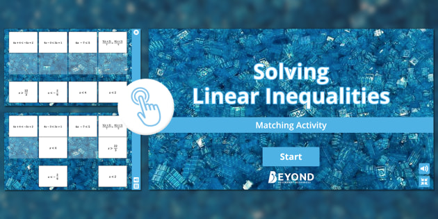 👉 Solving Inequalities Activity | GCSE Algebra | Beyond Maths