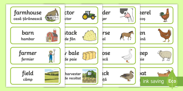 Farm Word Cards | twinkl.co.uk