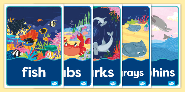 Ocean Animal Posters | Twinkl Originals (teacher made)