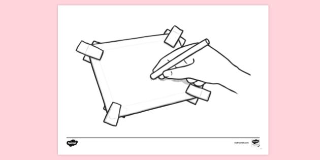 FREE! - Tracing Batik Design Colouring | Colouring Sheets