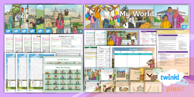 👉 PlanIt Year 5 Spanish Lesson Plans Pack: My World