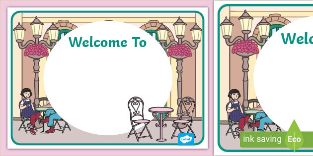 French Parisian Class Sign (teacher made)