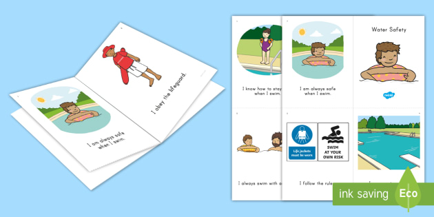 Water Safety Emergent Reader - emergent reader, water safety