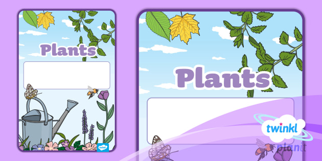 Plants Book Covers | twinkl.com.au