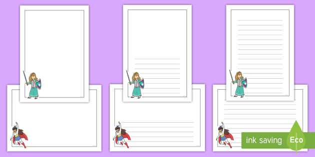 Action Toy Writing Frames (teacher made)