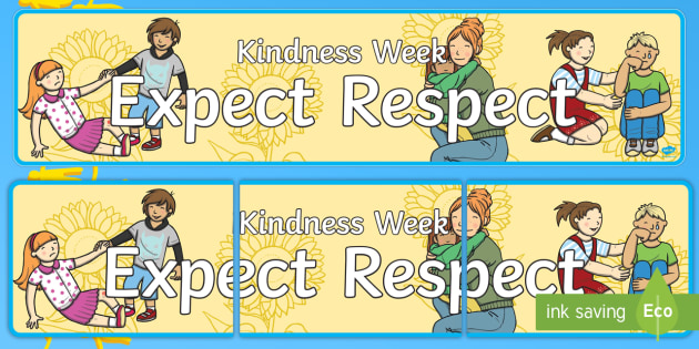 Kindness Week Expect Respect Banner