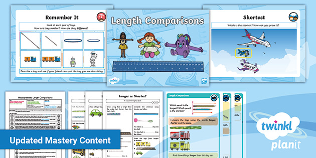 👉 Y1 Understanding Length and Height PlanIt Maths Lesson 2