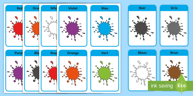 Les Couleurs Snap Game (teacher made)
