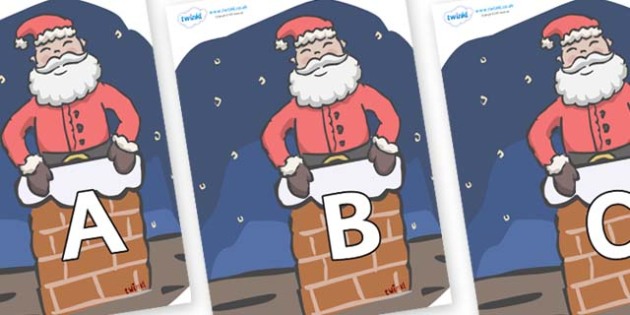 Santa Alphabets | twinkl.com.au