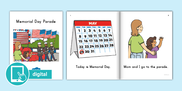 Memorial Day Parade Emergent Reader eBook (teacher made)