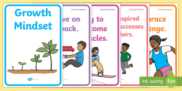 Love Learning with Growth Mindset Poster | Twinkl