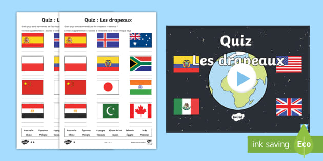Pack de ressources : Quiz sur les drapeaux