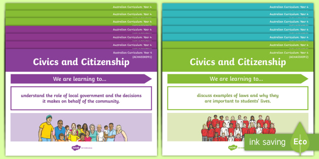 Year 4 Australian HASS Civics and Citizenship Content Descriptor Statements