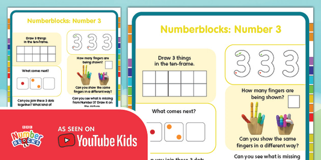Numberblocks Worksheets | twinkl.com