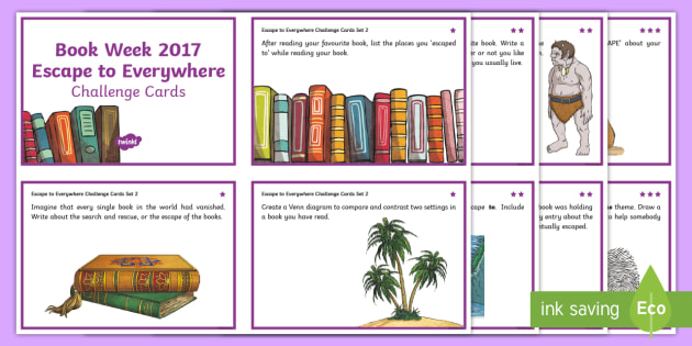 CBCA Book Week 2017 Reading Set 2 Challenge Cards