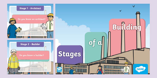 Stages of Building a House PowerPoint (teacher made)