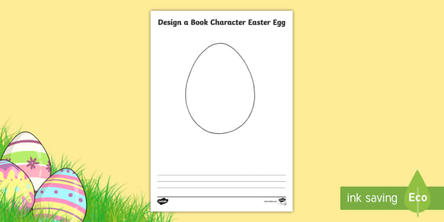 Design a Book Character Easter Egg