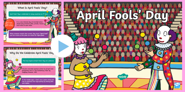 April Fools' Day PowerPoint - ESL Topics Resources