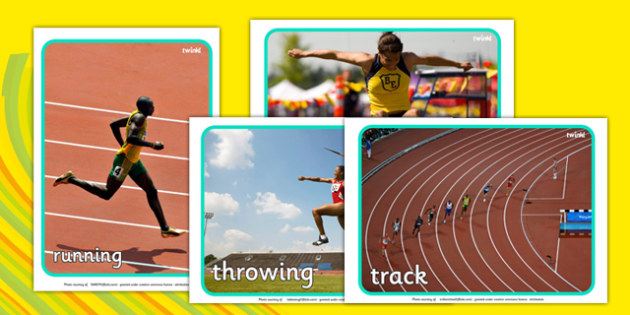 The Olympics Athletics Display Photos (teacher made)
