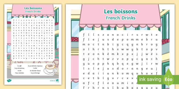 Drinks Word Searches | twinkl.co.uk