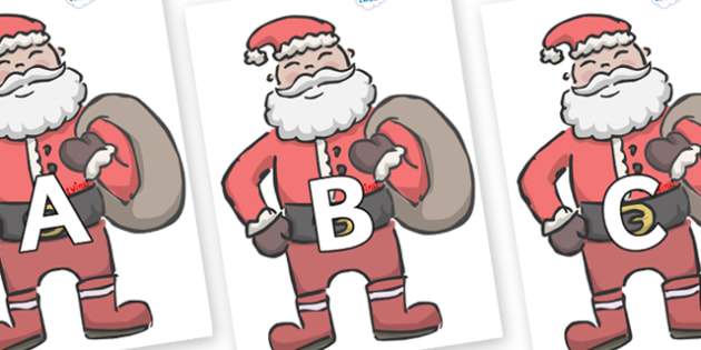 Santa Alphabets | twinkl.com.au