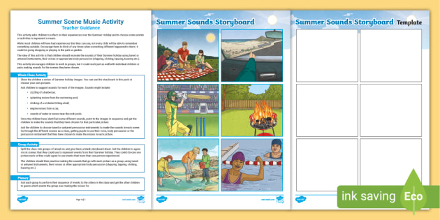 👉 Back to School Music Activity KS2 'Summer Scenes' Activity