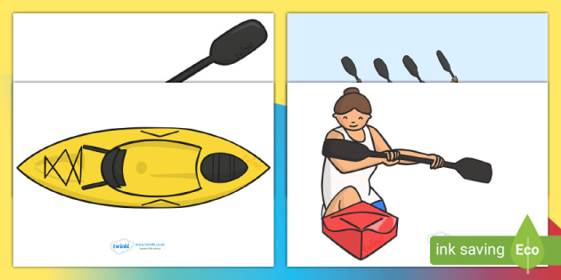 The Olympics Editable Images Canoeing (teacher made)