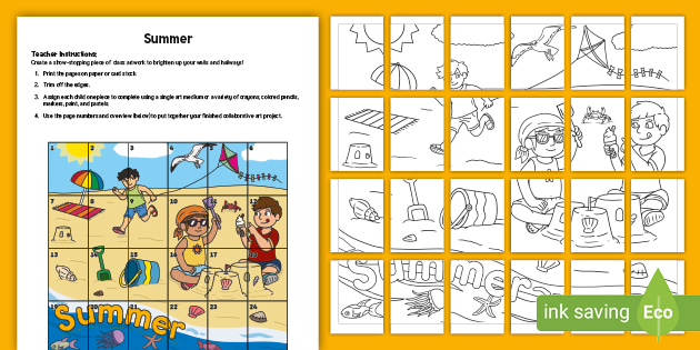 Summer Collaborative Art Pack