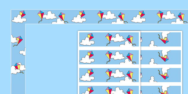 Kites Display Border (teacher made)