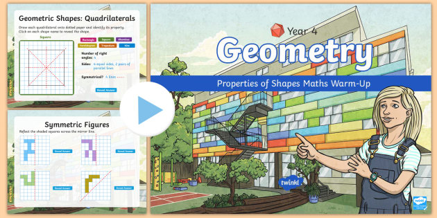 Year 4 Properties of Shape Warm Up PowerPoint (teacher made)