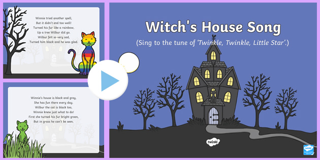 Witch's House Song PowerPoint Presentation (teacher made)