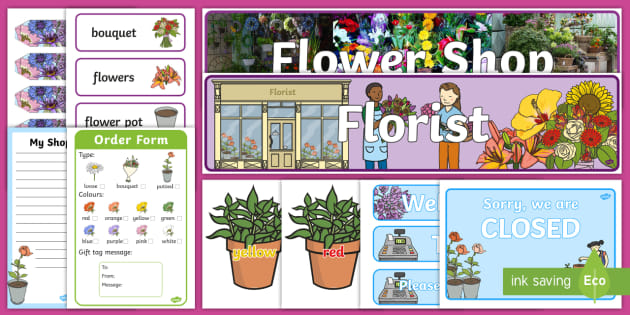 Florist Role Play Pack - Florist Role Play, florist, flower shop, Role Play