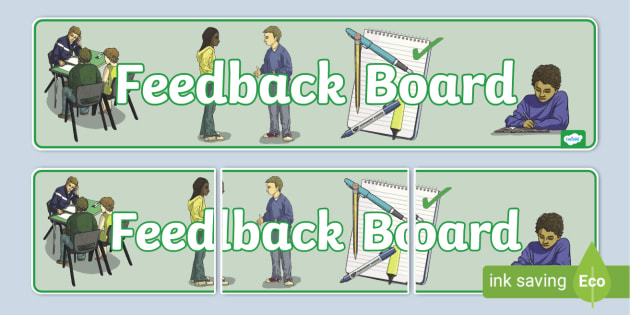* NEW * Feedback Board Display Banner (teacher made)
