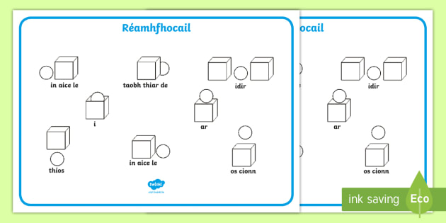 Réamhfhocail Mata focal - Word mat, mata, focal, réamhfhocail