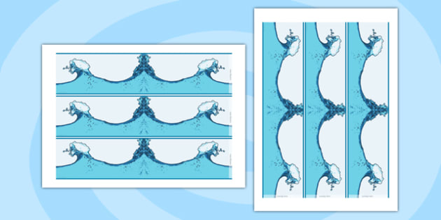 Water Display Borders (teacher made)