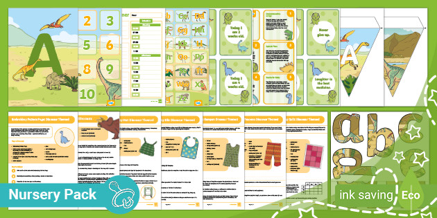 Dinosaurs Nursery Pack (teacher made)