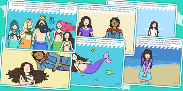 The Little Mermaid Story Cards