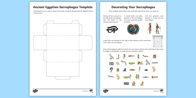 Make Your Own 3d Sarcophagus Template teacher Made Make Your Own 3d
