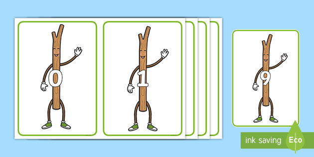 Numbers 0-30 on Mr Twig Flashcards (teacher made)