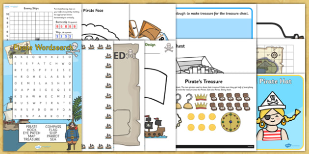Pirates Activity Pack (teacher made)