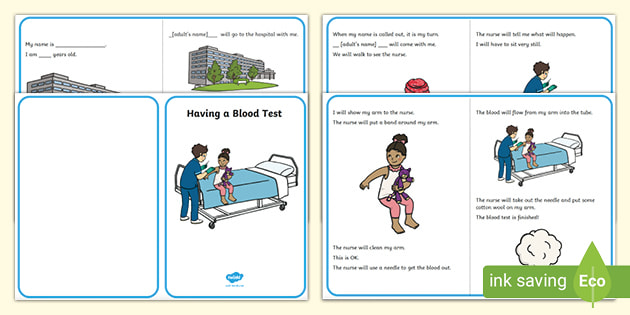 Having a Blood Test Social Situation (teacher made)
