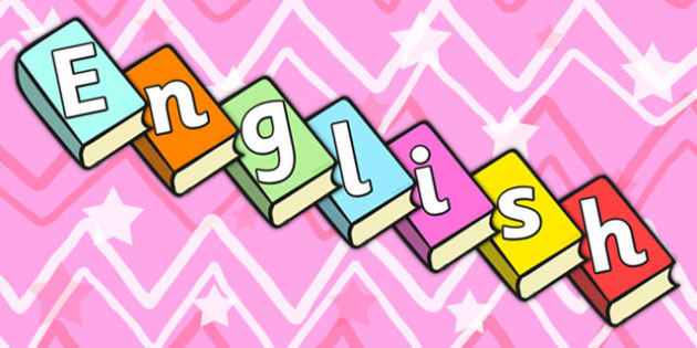 English On Books Display Cut Outs (teacher made)