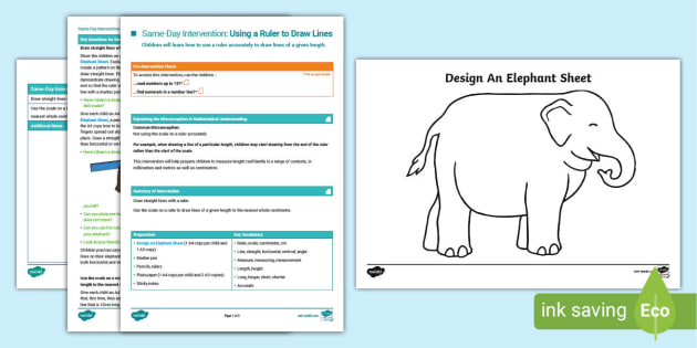👉 Year 2 Maths Intervention: Using a Ruler to Draw Lines