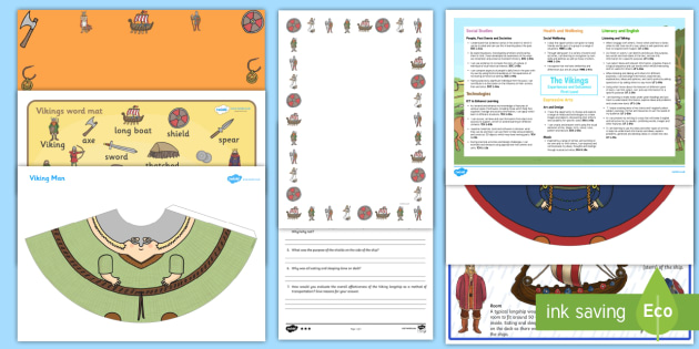 Vikings Resource Pack (teacher made)