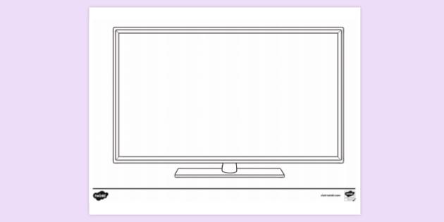 FREE! - TV Colouring | Colouring Sheets (teacher made)