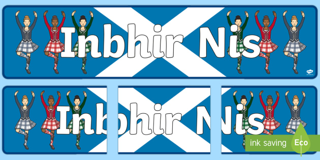 Inverness (Inbhir Nis) Display Banner Gaelic