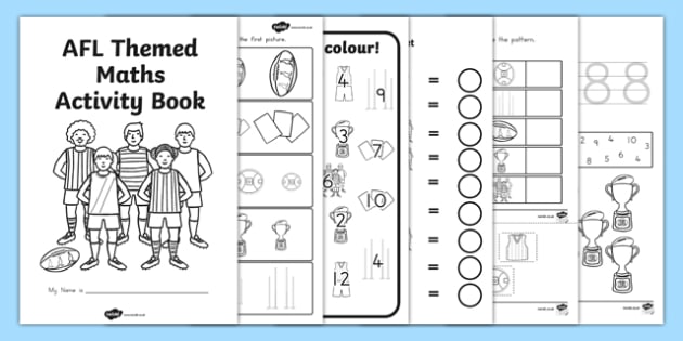 AFL Football Maths Activity Booklet