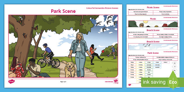 Older Learners: Colourful Semantics Picture Scenes
