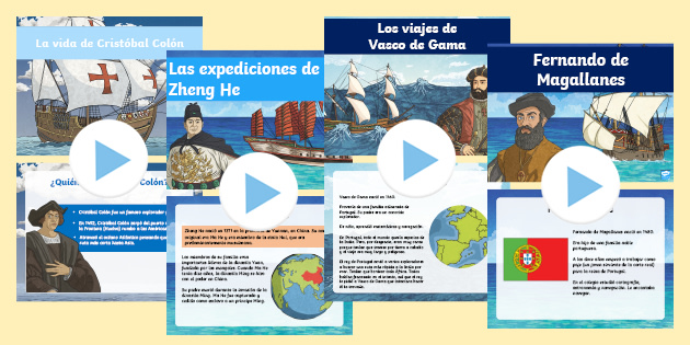 Pack de recursos: Exploradores y descubridores del mundo