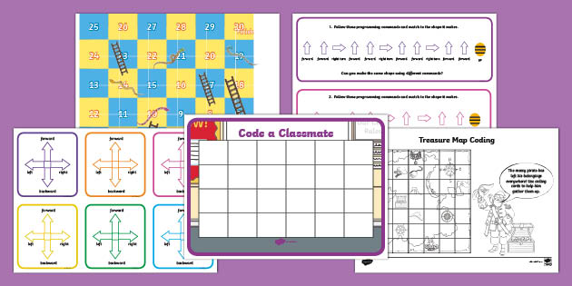 First Level Coding Week Resource Pack (teacher made)